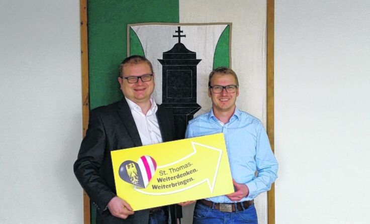 ÖVP St.Thomas spricht jungem Kandidaten-Duo das Vertrauen aus