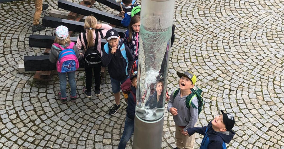Neues Exponat in der Villa Sinnenreich: Kinder bringen das Wasser zum ...