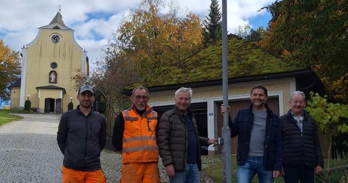 Weg zur Wallfahrtskirche Maria Trost ist nun beleuchtet