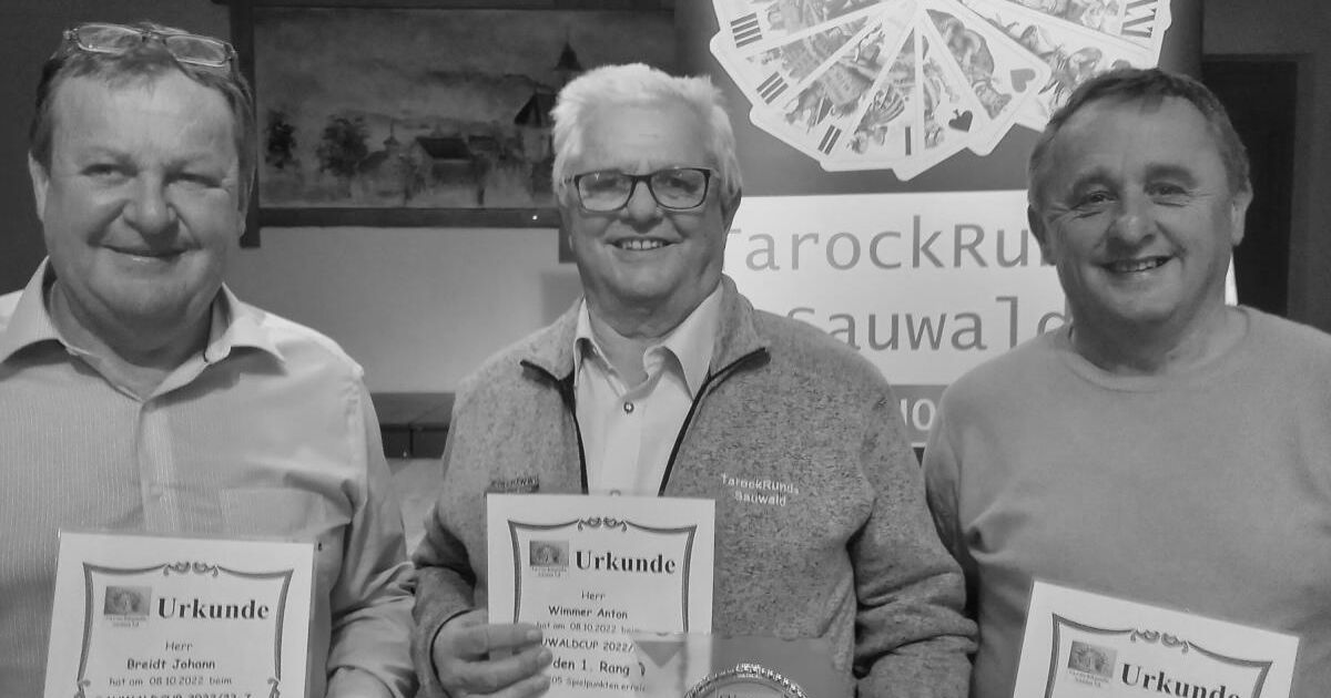 Dritter Turniersieg für Anton Wimmer