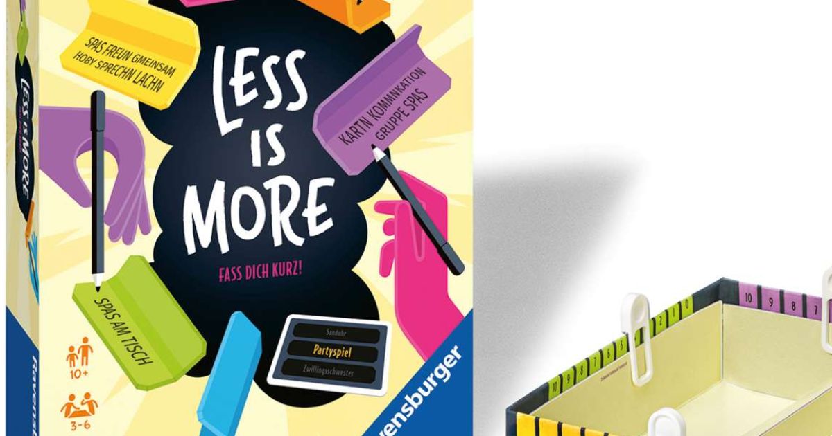 Neues Partyspiel: Weniger ist mehr