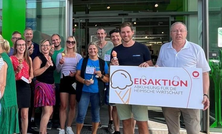 Eine verdiente Abkühlung