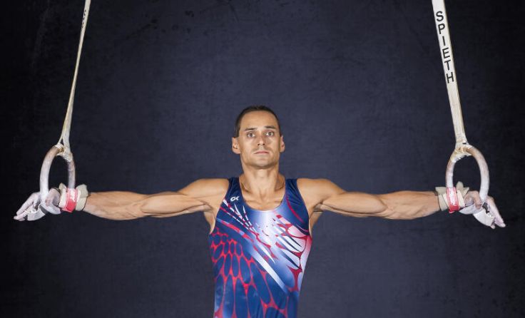 Marco Mayr turnte einen Mehrkampf