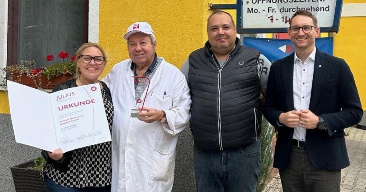 Pferdefleischerei Gumprecht mit Julius-Award ausgezeichnet