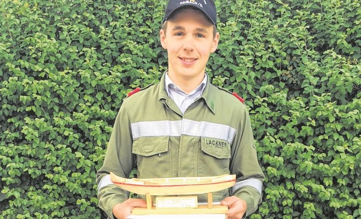 Florian Lackner ist Vize-Landesmeister im Zillenfahren