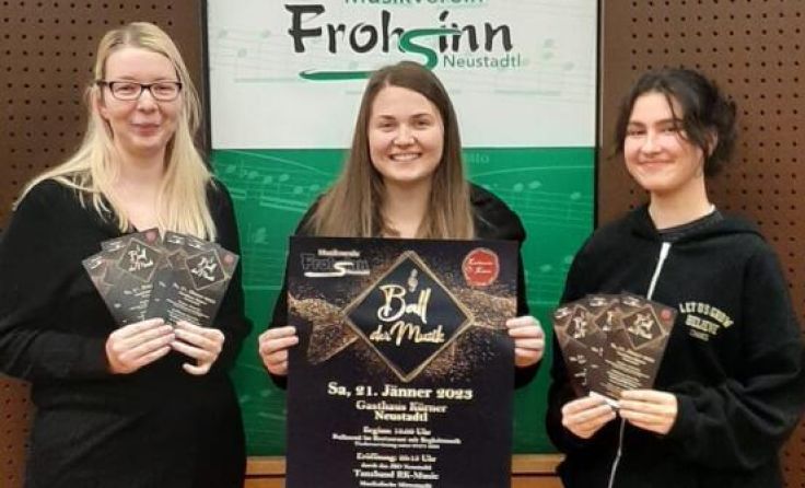 Musikverein "Frohsinn" lädt erstmals zum Ball ein