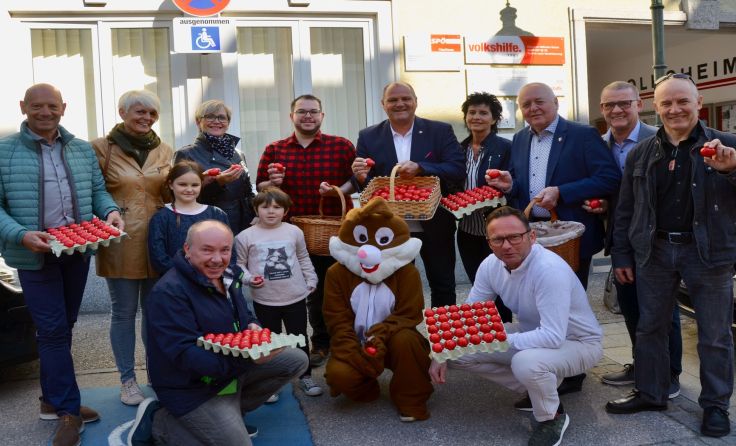 Der Osterhase war in Ybbs unterwegs