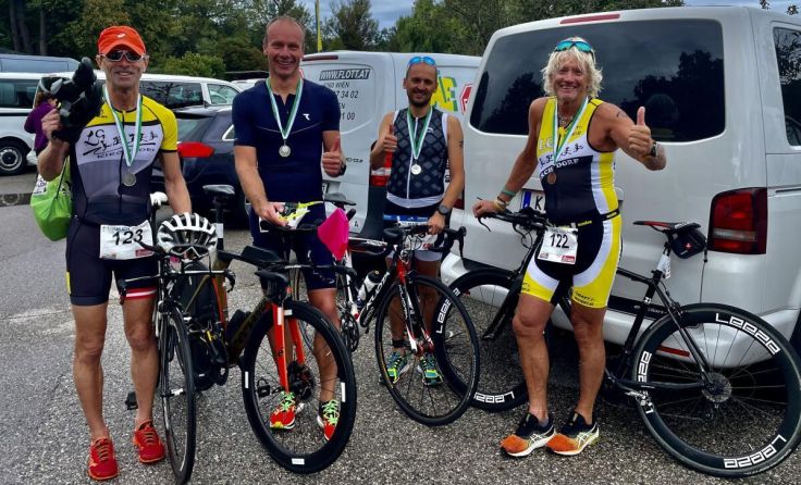 Siege und Podestplätze für Triathleten der Laufgemeinschaft Kirchdorf