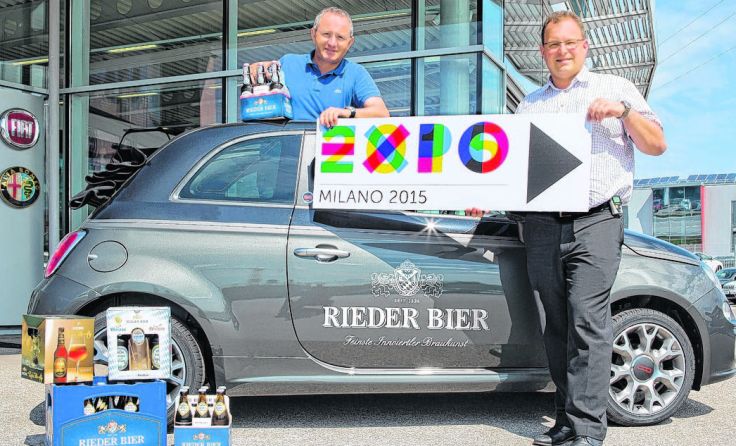 Rieder Bier in Mailand