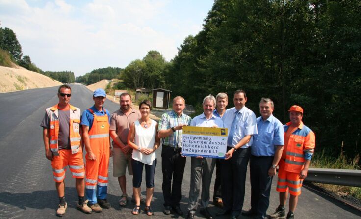 B 41-Ausbau: Bauarbeiten bei Hoheneich abgeschlossen