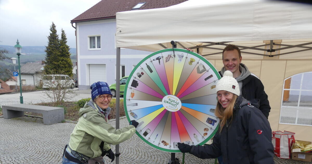 Aktion am Bauernmarkt in Gramastetten: „Trenna is a Hit“