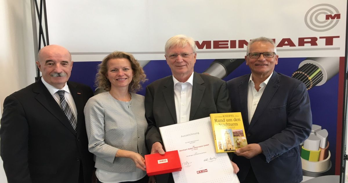 Meinhart Kabel Österreich GmbH feiert 40-Jahr-Jubiläum