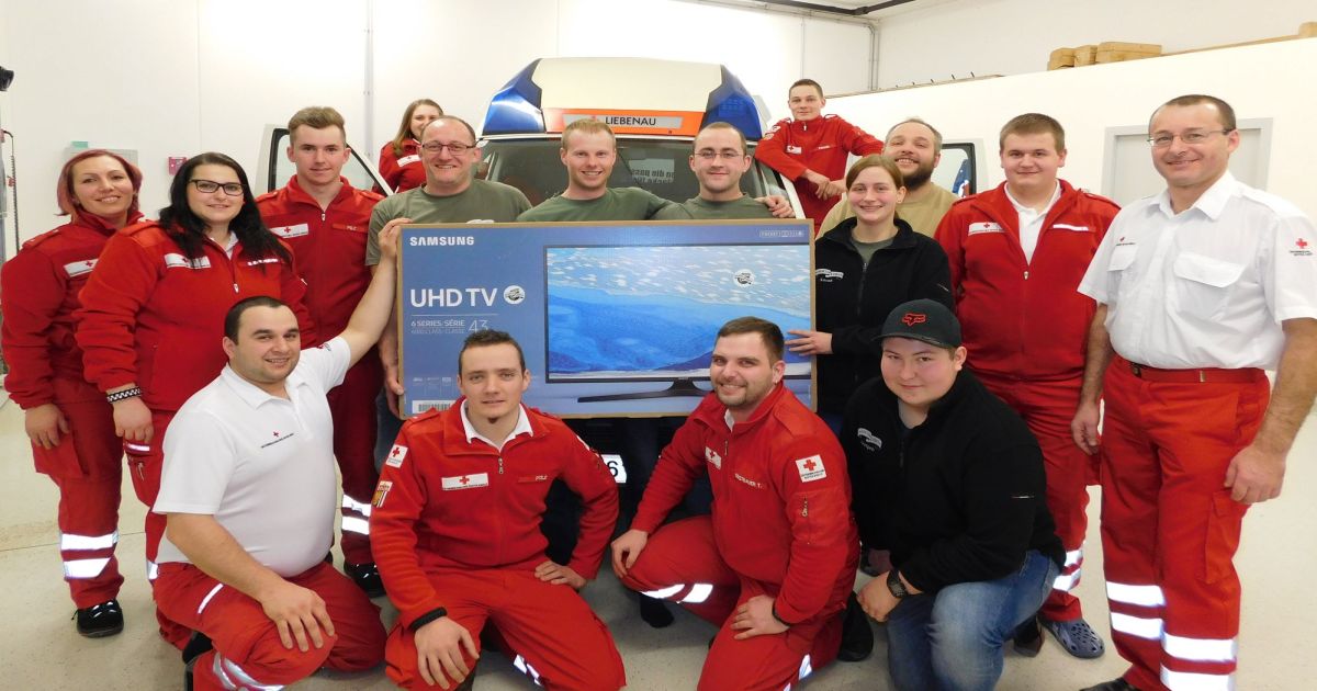 Ein Flatscreen für die Sanis