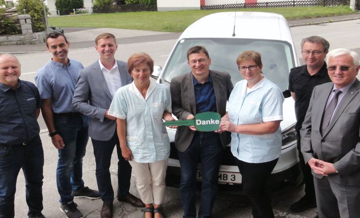 Neues Zustellauto für den SMB Lasberg