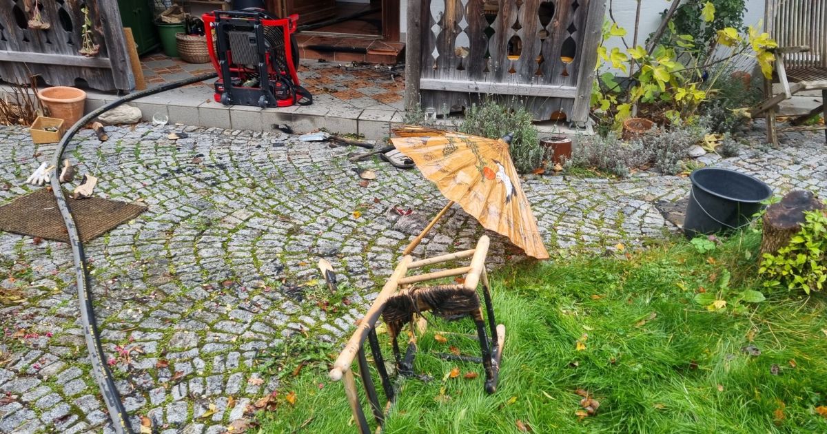 Zimmerbrand in der Kreutererstraße in Bad Ischl