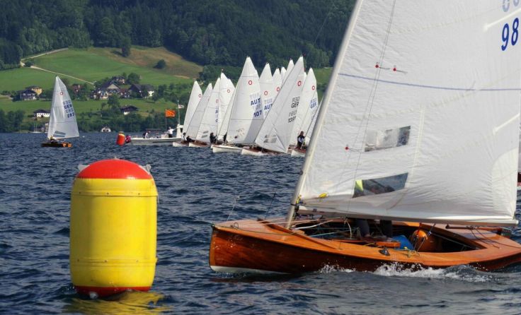 O-Jollen segelten am Attersee um die Wette