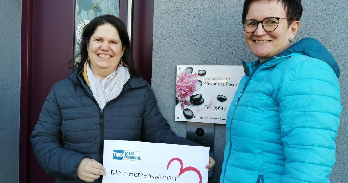 Magdalena Binder wünschte sich von Herzen eine Lomi Lomi Massage