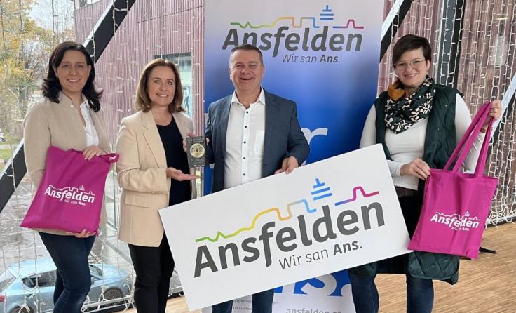"Wir san Ans": Internationale Auszeichnung für die Marke Ansfelden