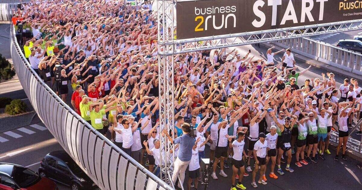 business2run: Der Lauf für Teambuilding und Spaß in der Paschinger PlusCity