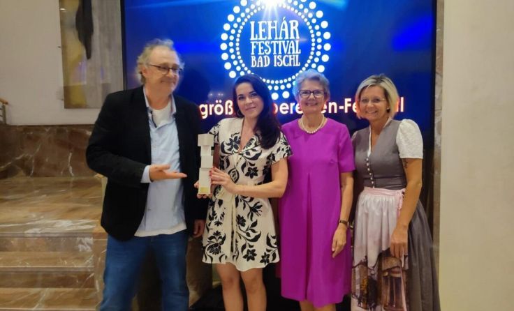 Darstellerin erhielt Lehár Festival Kristall