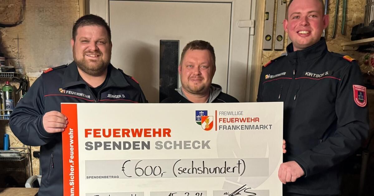 FF Frankenmarkt spendet für Familie Bernglau