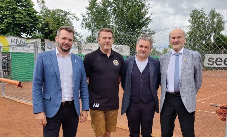Eröffnung der neuen Tennisanlage Kammer