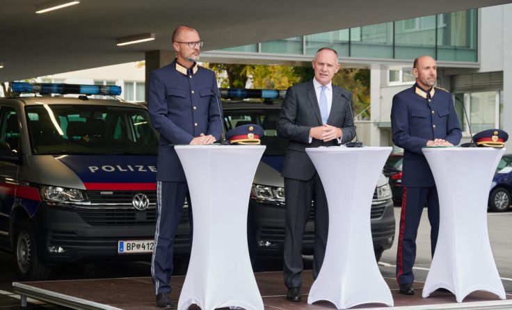 Innenminister präsentierte milliardenschweres Sicherheitsbudget in Linz