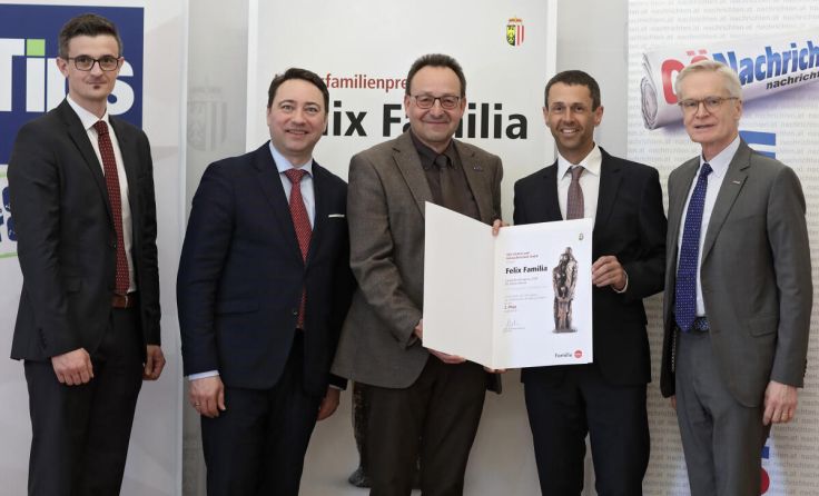 Landesfamilienpreis "Felix Familia" an Gmundner Unternehmen