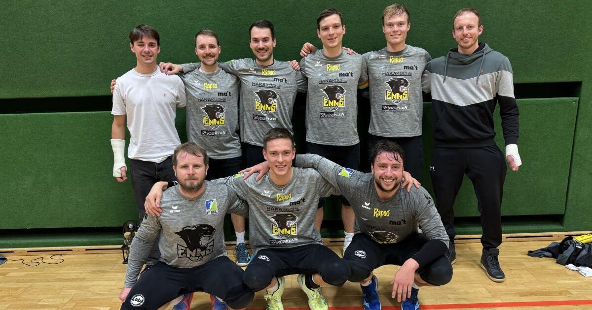 Ennser Faustballer bleiben trotz Niederlage auf dritten Tabellenplatz