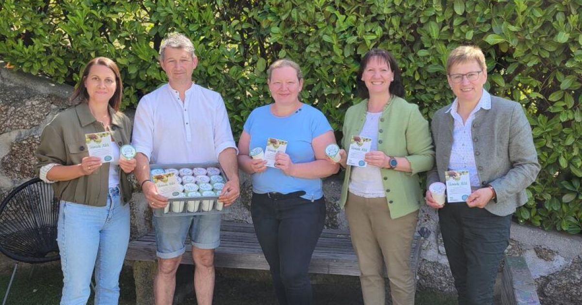 Besuch am Bio-Heumilchbetrieb Bauernfeind in Rechberg