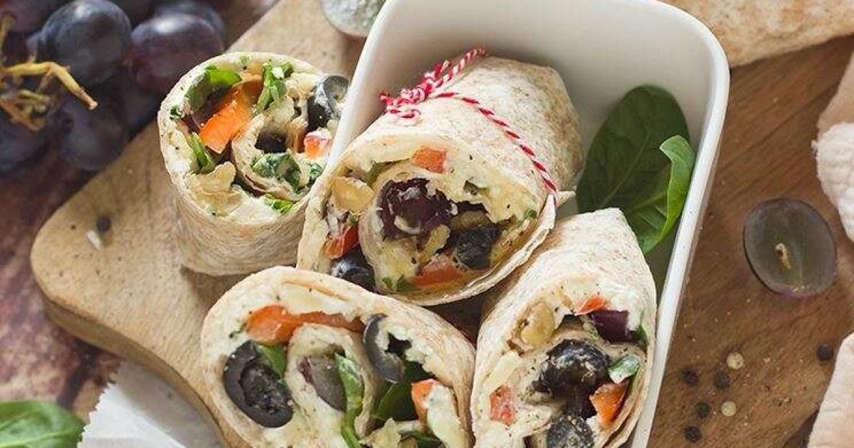 Paris-Wraps mit Camembert