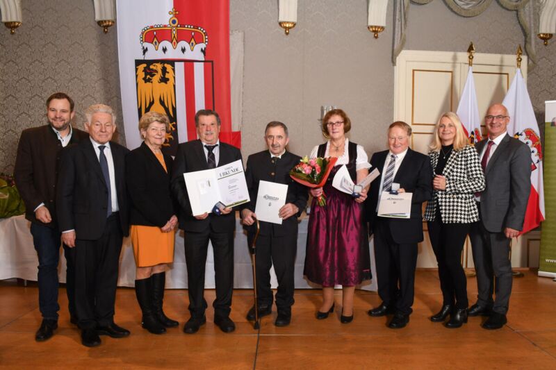 Silberne Ehrenzeichen für Seniorenbund-Funktionäre