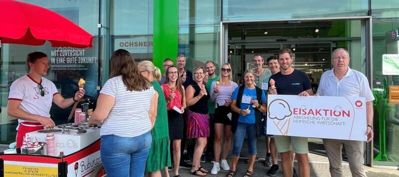 Eine verdiente Abkühlung