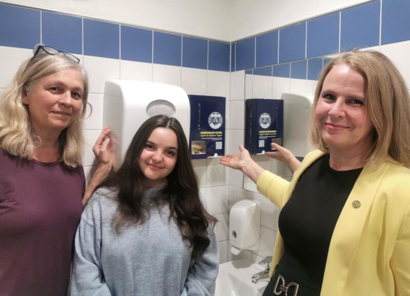 Gratis-Menstruationsprodukte an Franziskusschulen Wels