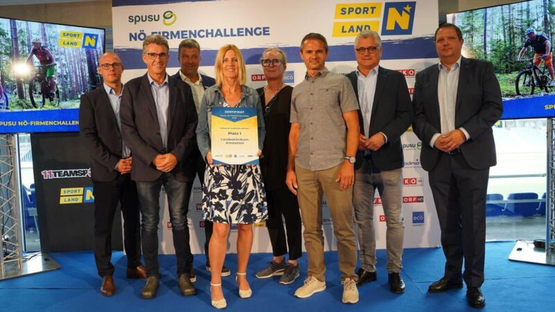 Landesklinikum Amstetten ist sportlichstes Unternehmen Niederösterreichs