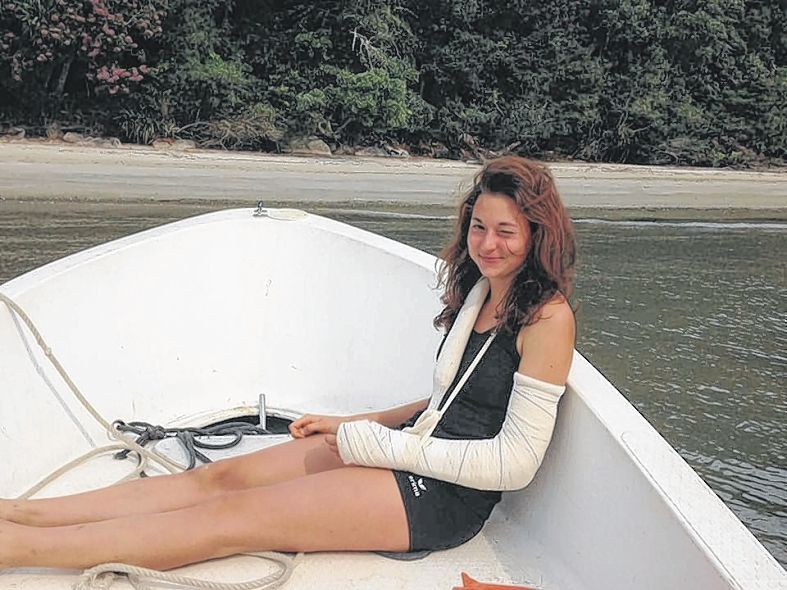 Faustball-WM: Auf der Honiginsel musste Ines eine bittere Pille schlucken