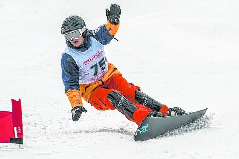 Snowboard-Landescup: Thomas Bäck holte sich Gesamtführung