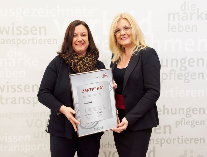 Greiner als österreichischer Leitbetrieb zertifiziert