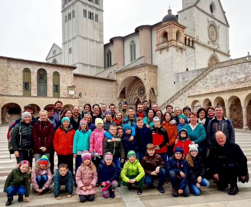 Windischgarstner Familien unternahmen Pilgerreise nach Assisi