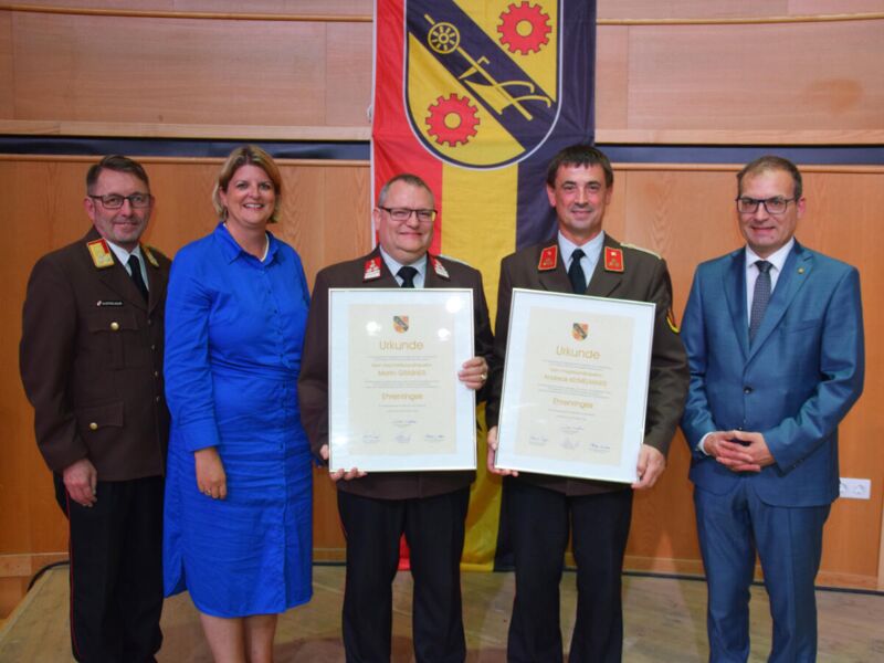 Hohe Auszeichnungen an Gunskirchner verliehen
