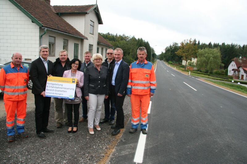 Grenzverkehr: Landesstraße bei Grametten ausgebaut