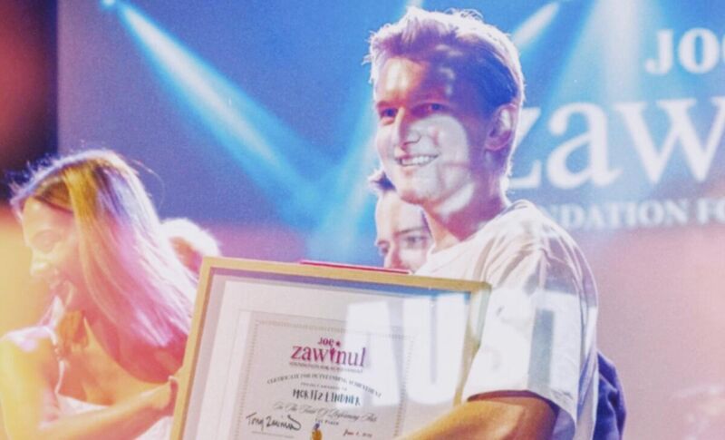 Schlagzeuger Moritz Lindner gewinnt begehrten Joe Zawinul Award