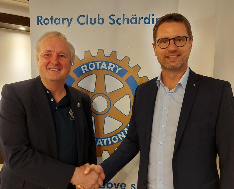 Neuer Präsident beim Rotary Club