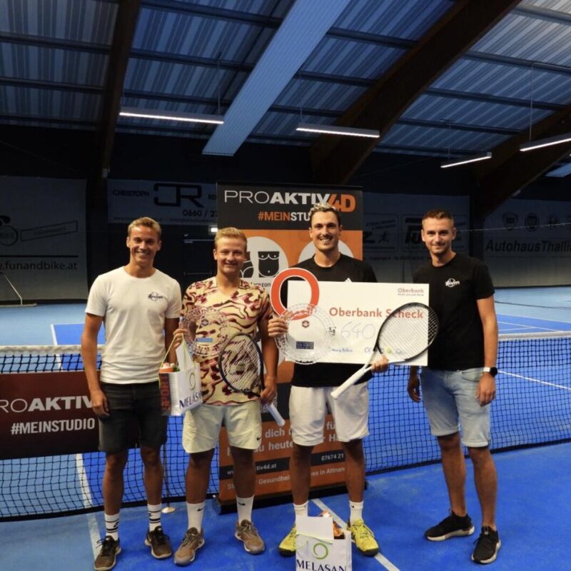 Tennis: Dominik Wirlend siegt bei den dritten SVP Outdoor-Open