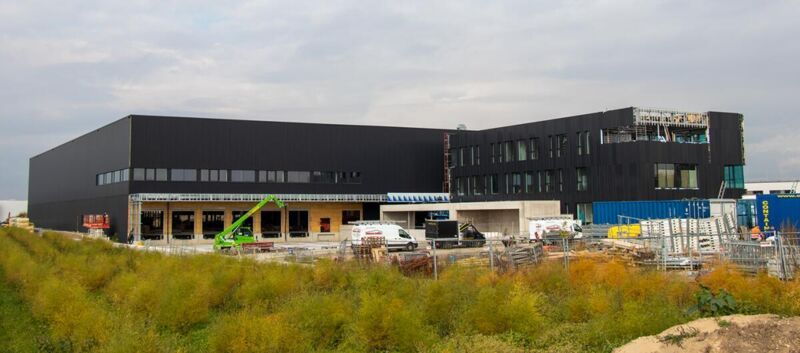 Neue Gebol-Zentrale vor Fertigstellung