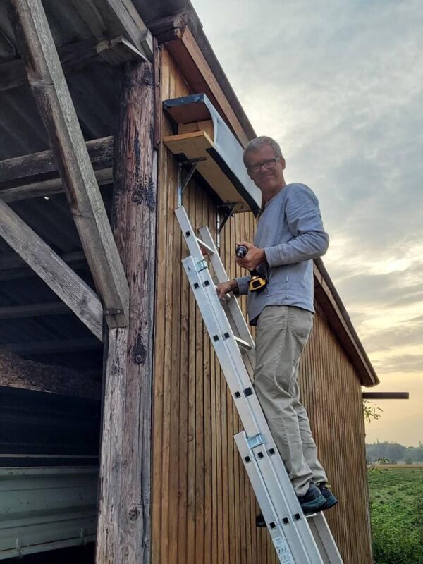 Nistkästen für den Steinkauz