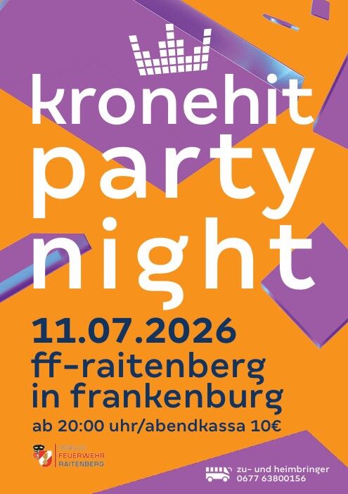 Kronehit Partynight der FF-Raitenberg - Events tips.at