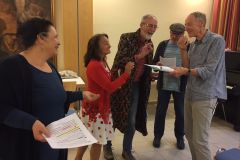 Ein Fünf-Personen-Stück für 50 Zuschauer zum fünfjährigen Jubiläum ...