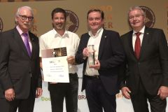 Bronze für Zwickl dunkel der Brauerei Baumgartner beim European Beer ...