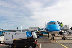 Bodenstromversorgungsgerät mit Wasserstoff betrieben: Erprobt im Live-Test